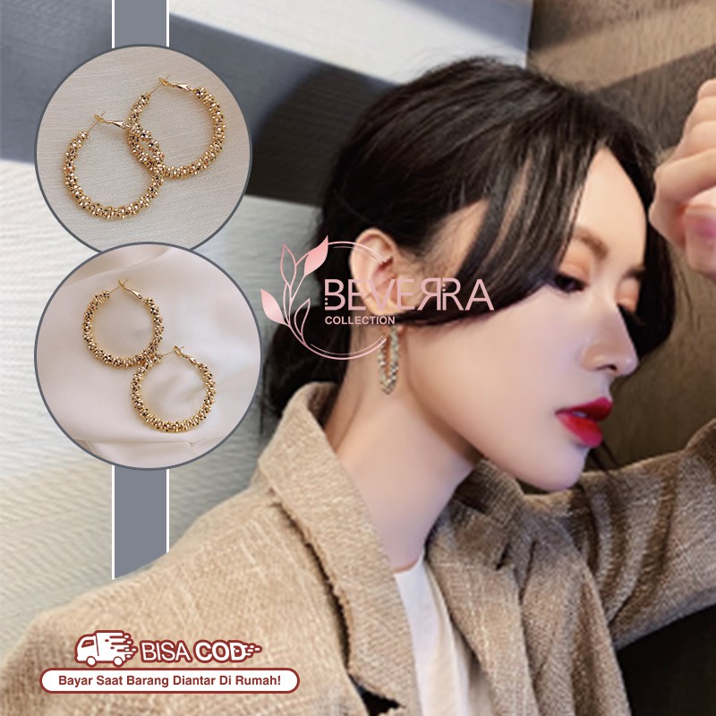 Jual ANTING KOREA WANITA/ANTING TITANIUM ANTI KARAT/ANTING HIJAB/ANTING ...