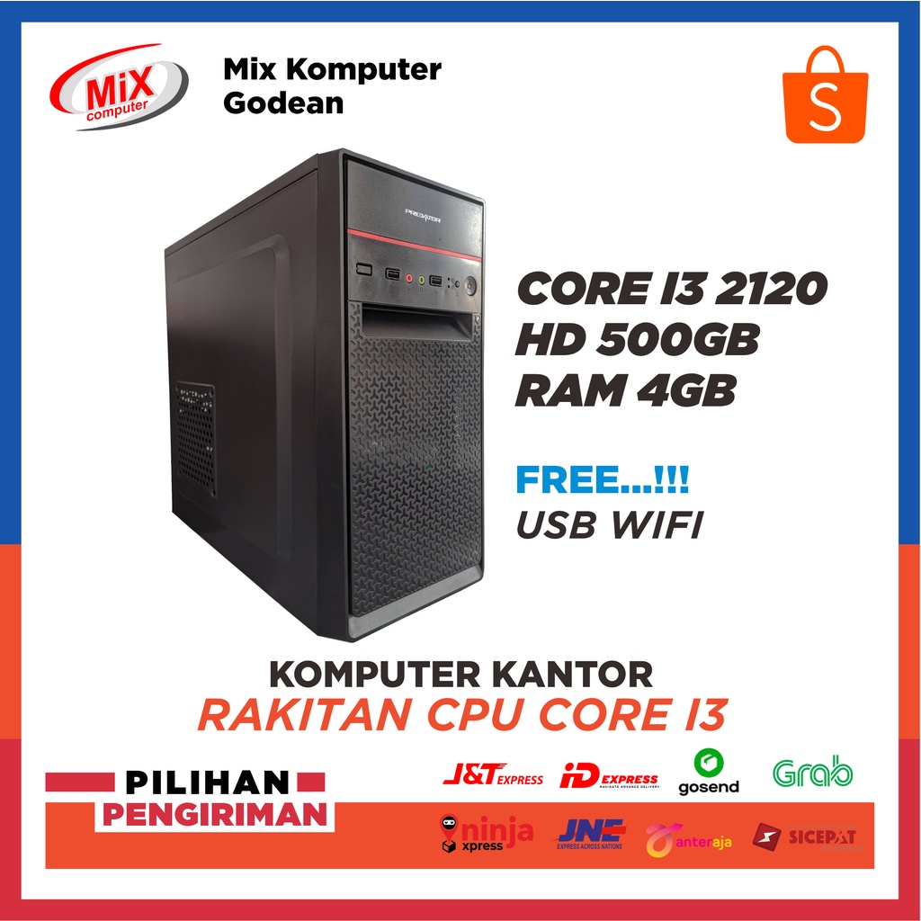 Jual KOMPUTER LENGKAP PC CORE i3 RAKITAN KANTOR 4GB CANGGIH DAN CEPAT ...
