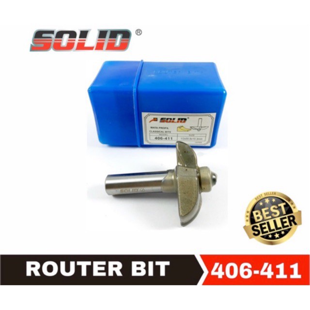 Jual Mata Profil/Router/Trimmer Panel Raiser - Cove Bits AS 1/2" Solid ...