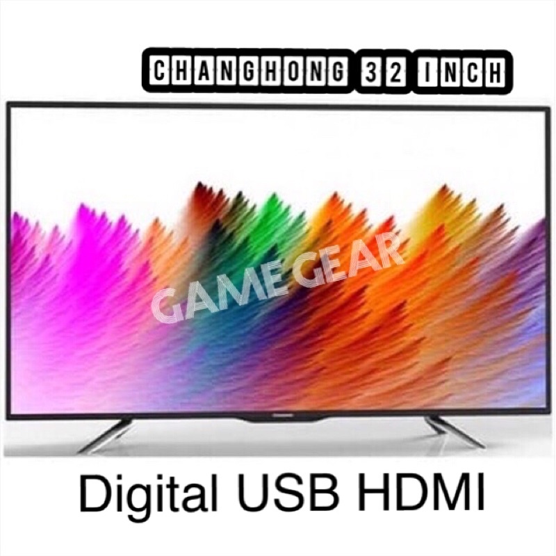 Jual Tv Led changhong 32 inch DIGITAL USB HDMI | Shopee Indonesia