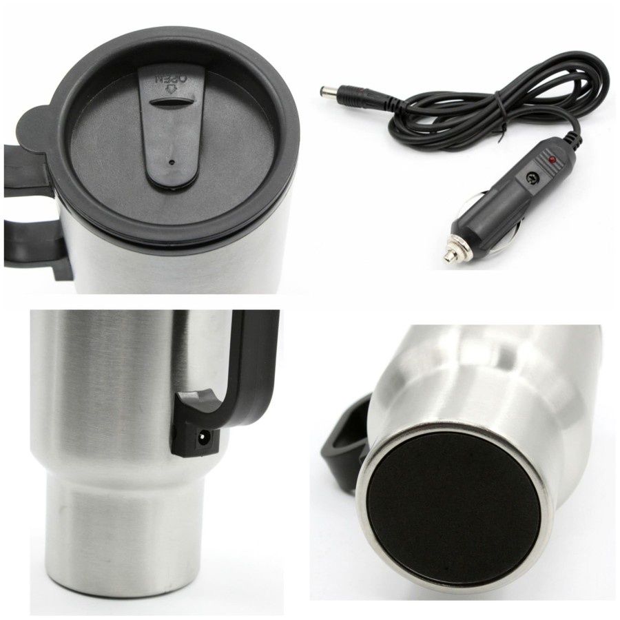 Jual Termos Listrik Mini Gelas Pemanas Air Mobil Portable Mug Electric ...