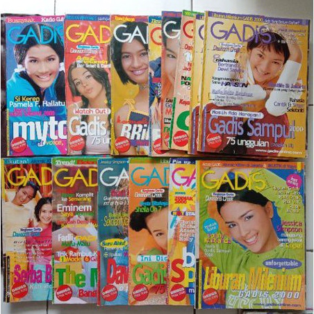 Jual Majalah GADIS Edisi tahun 2000 majalah Bekas majalah koleksi majalah Jadul | Shopee Indonesia