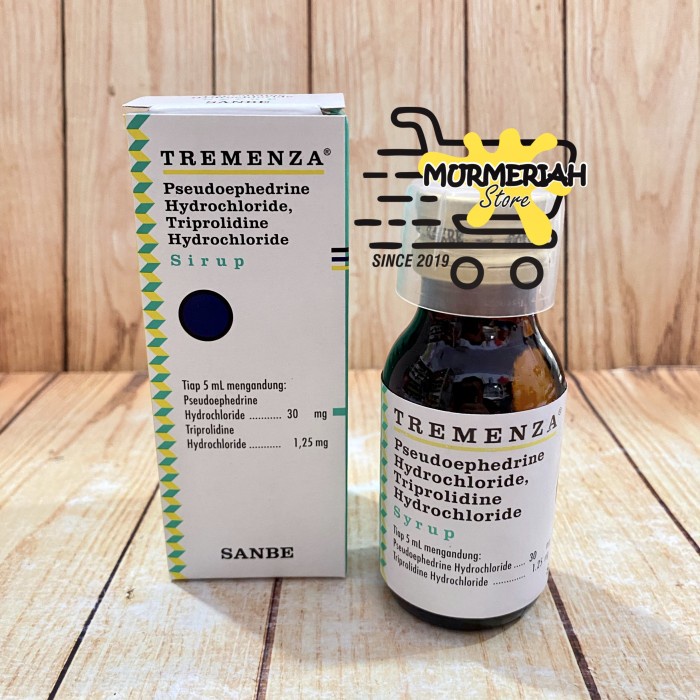 Jual TREMENZA Sirup 60 ml-Syrup Obat Pilek/Flu | Shopee Indonesia