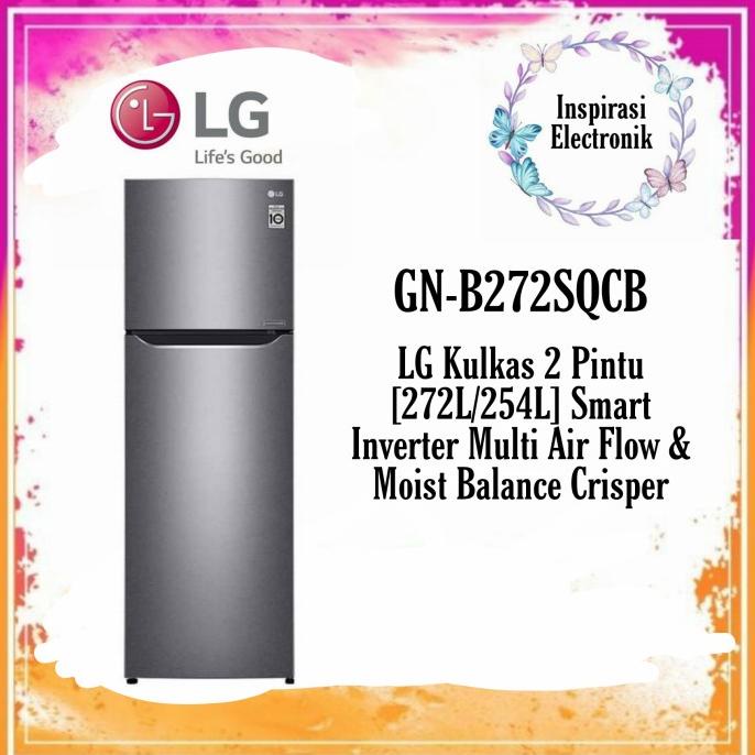 Jual Kulkas LG GN-B272SQCB 2 Pintu [272L/254L] Smart Inverter | Shopee Indonesia