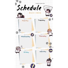 Jual Sticker Jadwal Pelajaran | Shopee Indonesia