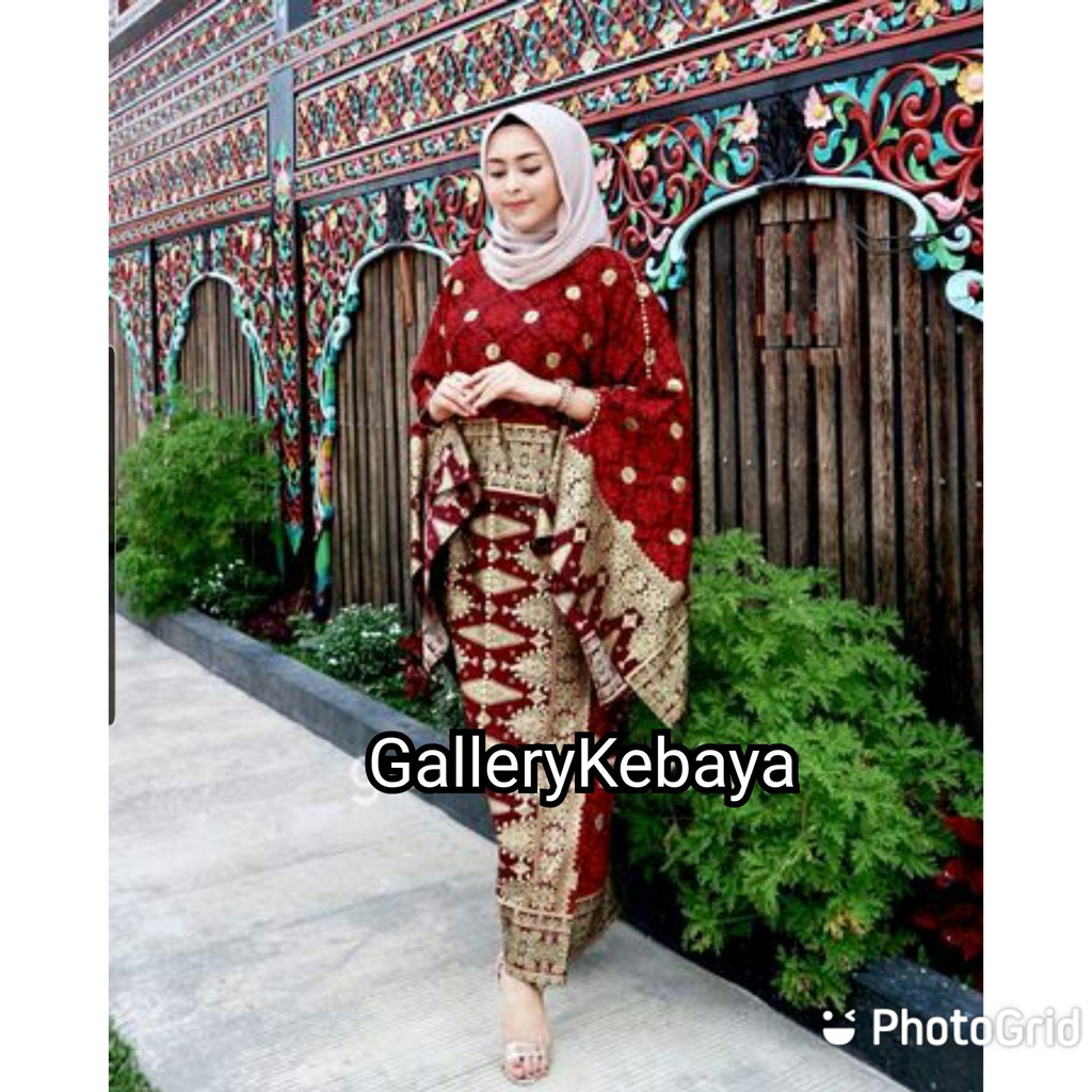 Jual SETELAN BATWING BATIK MOTIF SONGKET PALEMBANG BATIK JUPRI ( ADA ...