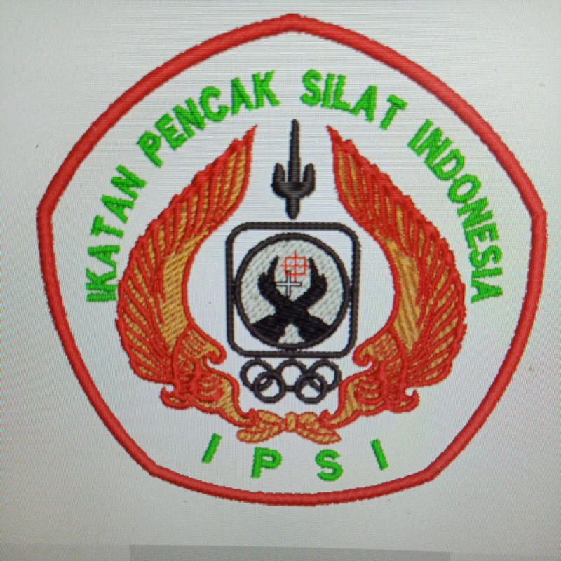 Jual Patch Logo Bordir Ikatan Pencak Silat Indonesia | Logo IPSI ...