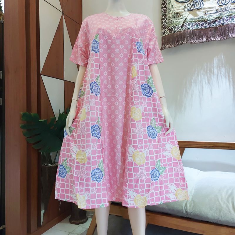 Jual daster payung kombinasi soft seling busui viral homewear klok ...