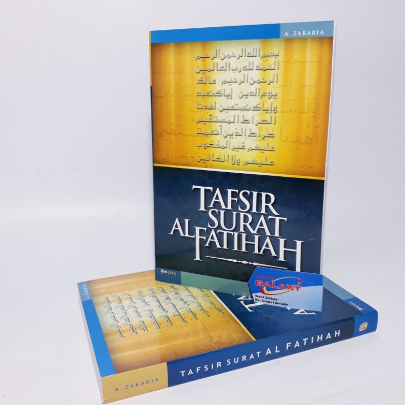 Jual Buku Tafsir Surat Al Fatihah Ummul Kitab A. ZAKARIA | Shopee Indonesia