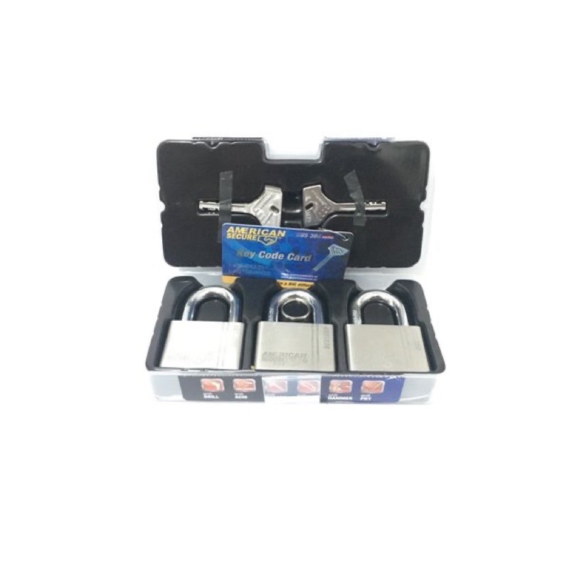 Jual Gembok American Secure Anti Maling Anti Cairan Setan 50mm Leher ...