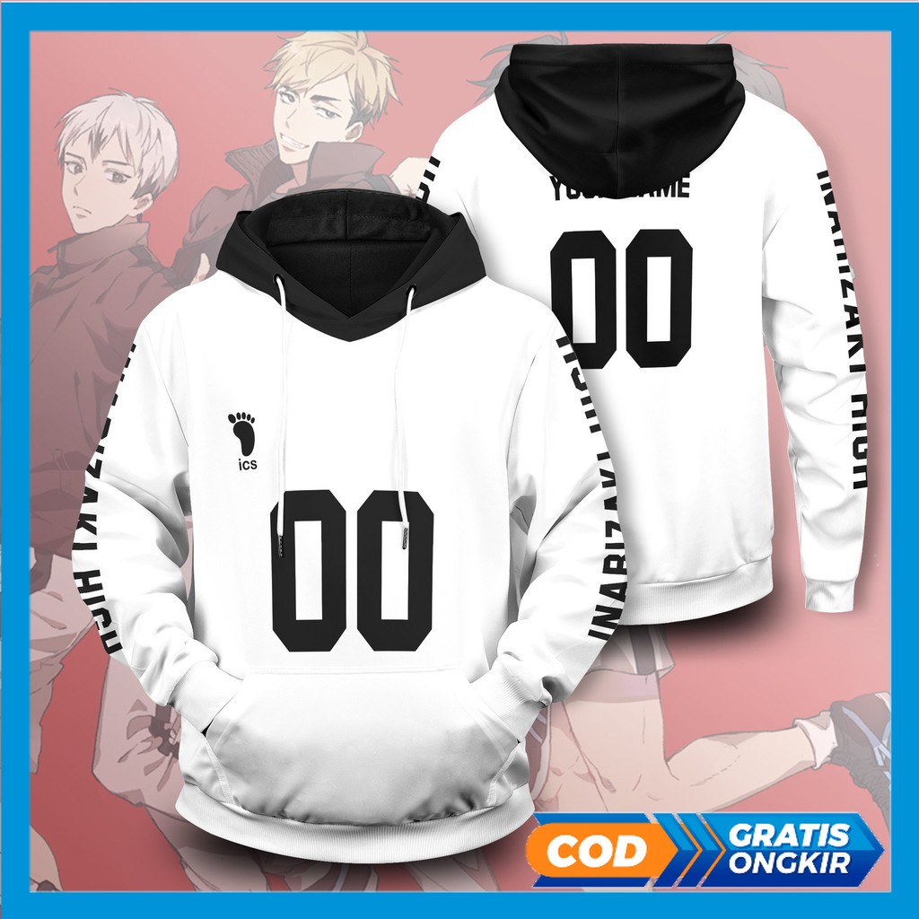 Jual HODDIE SWEATER BAHAN TEBAL PREMIUM // Jaket Hoodie Anime Haikyuu ...