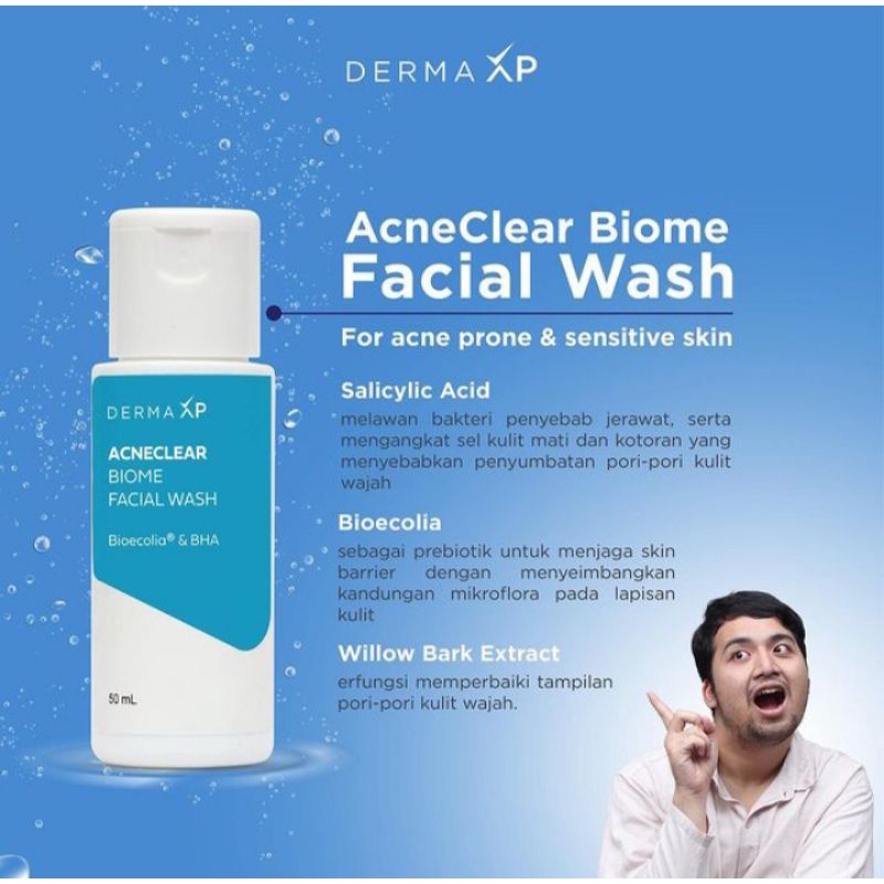 Jual Derma Xp Acne Clear Biome Facial Wash | Shopee Indonesia