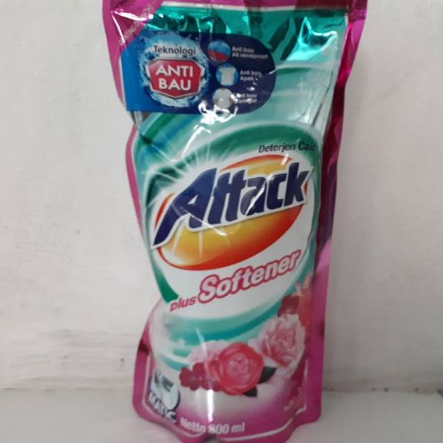 Jual SABUN CAIR ATTACK PLUS SOFTENER MATIC 800ML | Shopee Indonesia