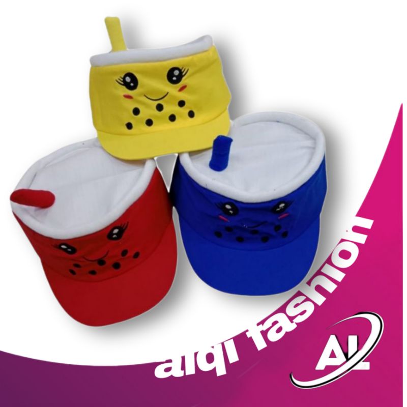 Jual TOPI BOBA VIRAL ANAK PEREMPUAN/ LAKI LAKI /TOPI BOBA MURAH ...