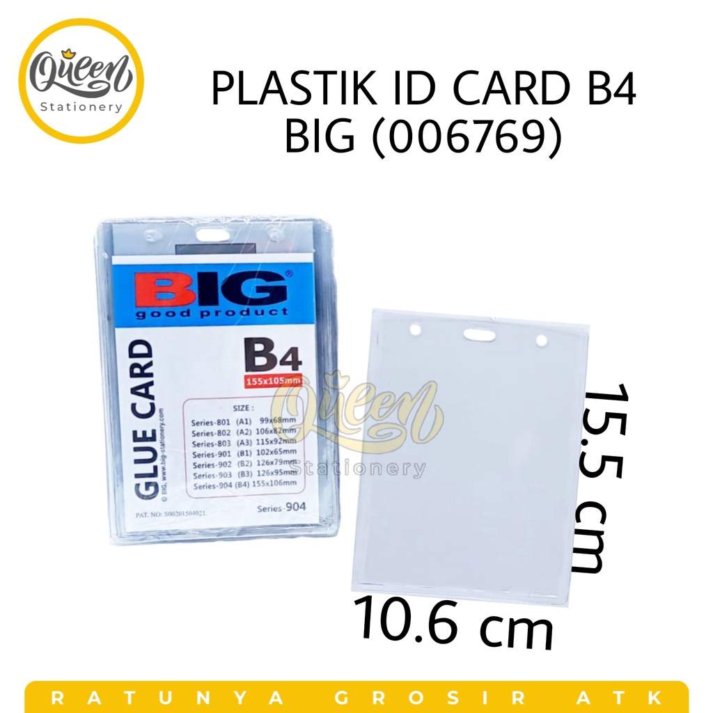 Jual 1 PAK (20 PCS) PLASTIK ID CARD B4 BIG / MIKA ID CARD / ID CARD HOLDER (R-1395) | Shopee ...