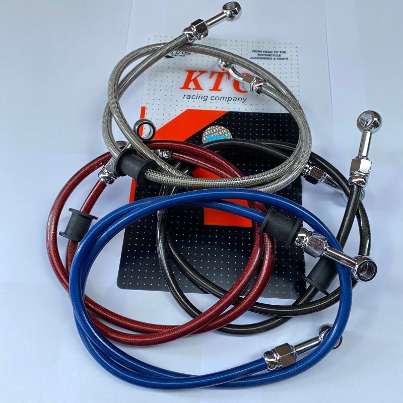 Jual KABEL SELANG REM DEPAN BELAKANG KTC RACING SELANG REM DEPAN BELANG ORIGINAL KTC RACING 60 ...