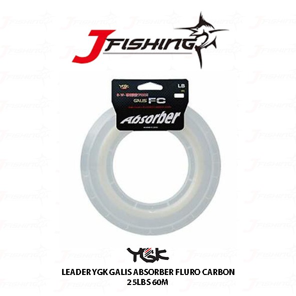 Jual LEADER YGK GALIS ABSORBER FLURO CARBON 25LBS 60M | Shopee Indonesia