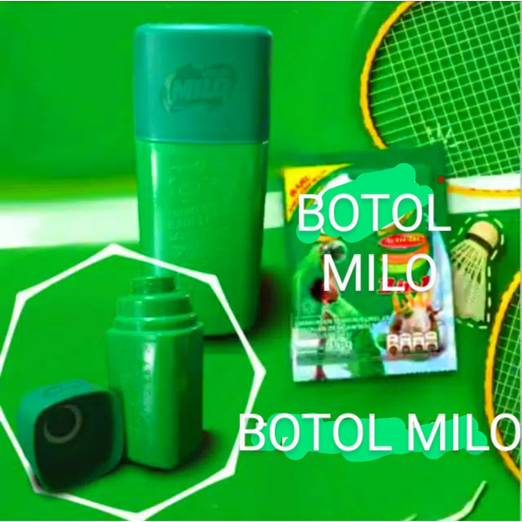 Jual Botol minum MILO / Botol MILO/Botol minum hijau | Shopee Indonesia