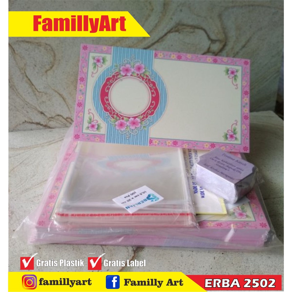 Jual Blanko Erba 2502 (Free Plastik+Label) | Shopee Indonesia