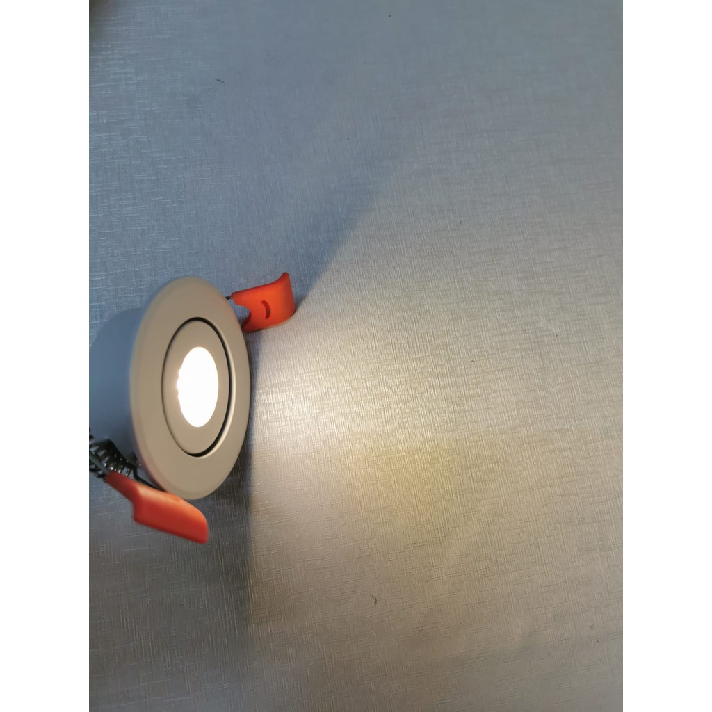 Jual downlight led 1w 1 w 1 mata led panel 1watt lampu led lemari 1 ...