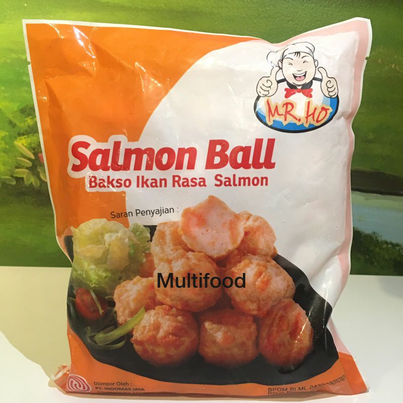 Jual Bakso ikan salmon ball MR.HO 450gr | Shopee Indonesia