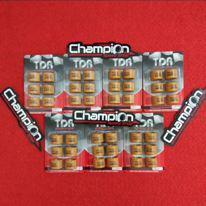 Jual Roller CVT TDR Racing 13gr 14gr 15gr 16gr 17gr 18gr PCX 160 ...