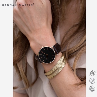 Jual HANNAH MARTIN Jam Tangan Wanita Sangat tipis 100% Original Fashion ...