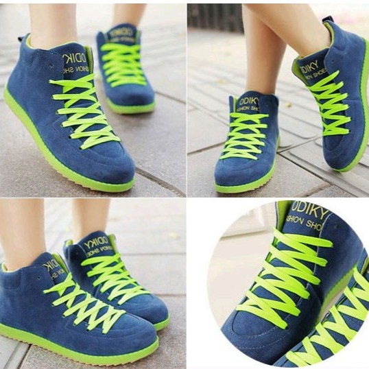 Jual FOTO ASLI Sepatu Impor Kasual Trendy TOP-6021 Blue || Sepatu ...