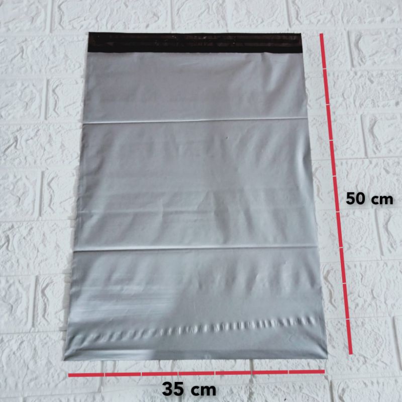 Jual PLASTIK PACKING POLYMAILER SILVER TERMURAH PREMIUM TEBAL isi 100 ...