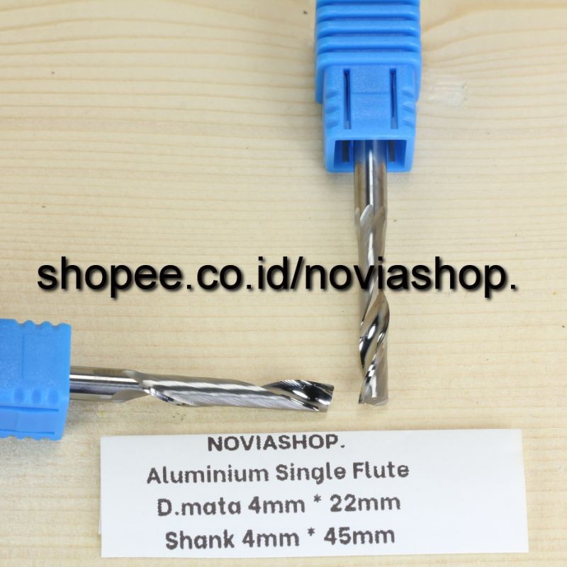 Jual Mata router CNC 4mm x 22 Aluminium Single Flute | Shopee Indonesia