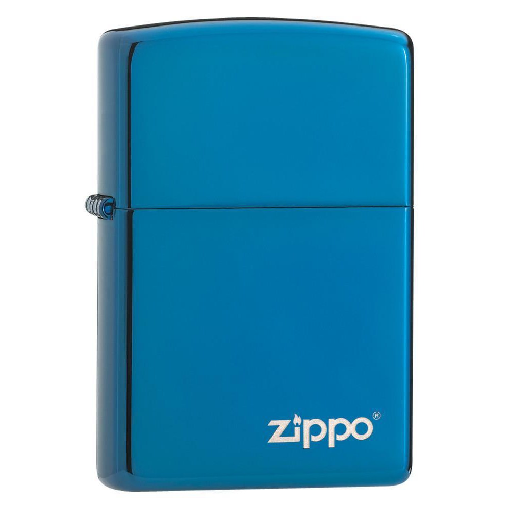 Jual Zippo Original 20446ZL Classic High Polish Blue with Zippo Logo ...