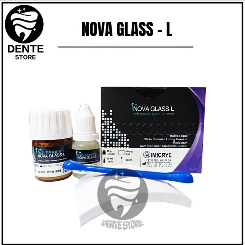 Jual GLASS IONOMER LUTING CEMENT / SIMILAR FUJI 1 / NOVA GLASS L ...
