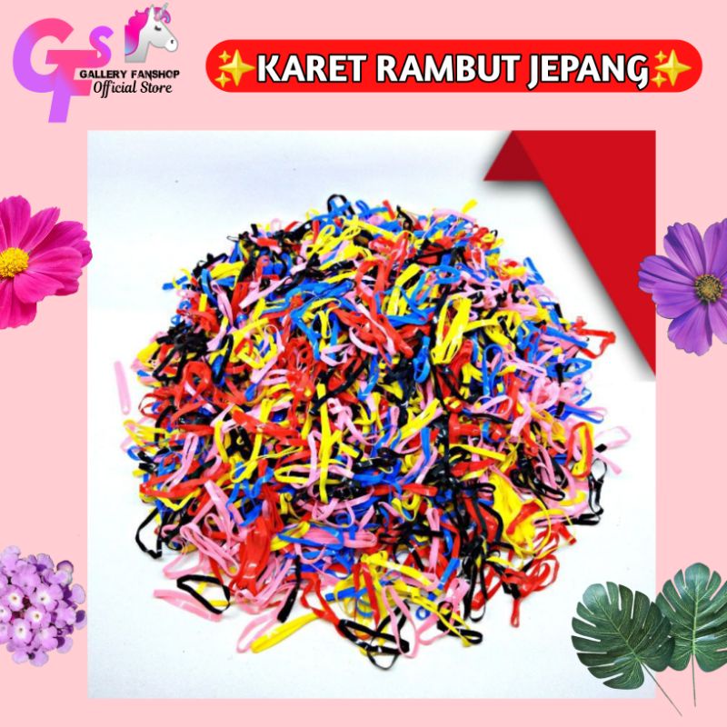 Jual KARET RAMBUT JEPANG // KARET RAMBUT ELASTIS // KARET JEPANG ...