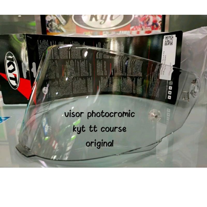 Jual visor flat kyt tt course dan visor photocromic | Shopee Indonesia