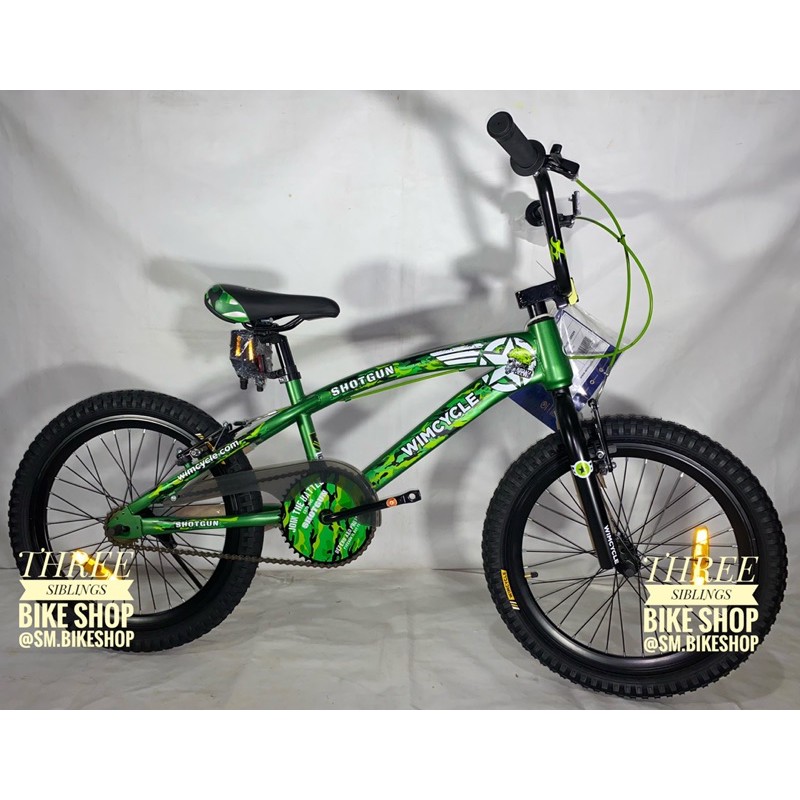 Jual SEPEDA BMX WIMCYCLE SHOTGUN 20 INCH WARNA HIJAU | Shopee Indonesia