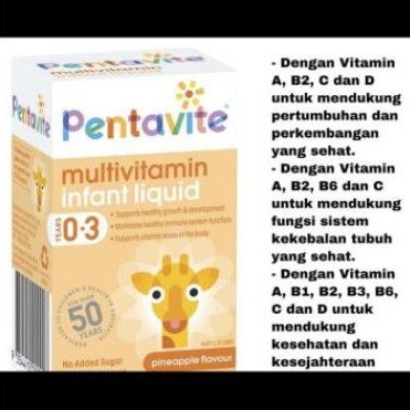 Jual Pentavite Multivitamin Infant Liquid | Shopee Indonesia