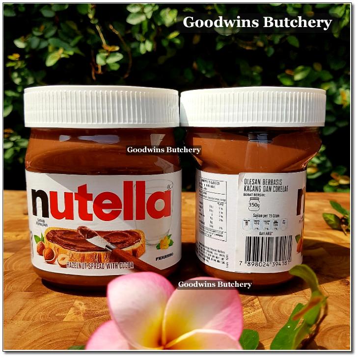 Jual NUTELLA Ferrero Australia Hazelnut spread with cocoa 350g | Shopee ...