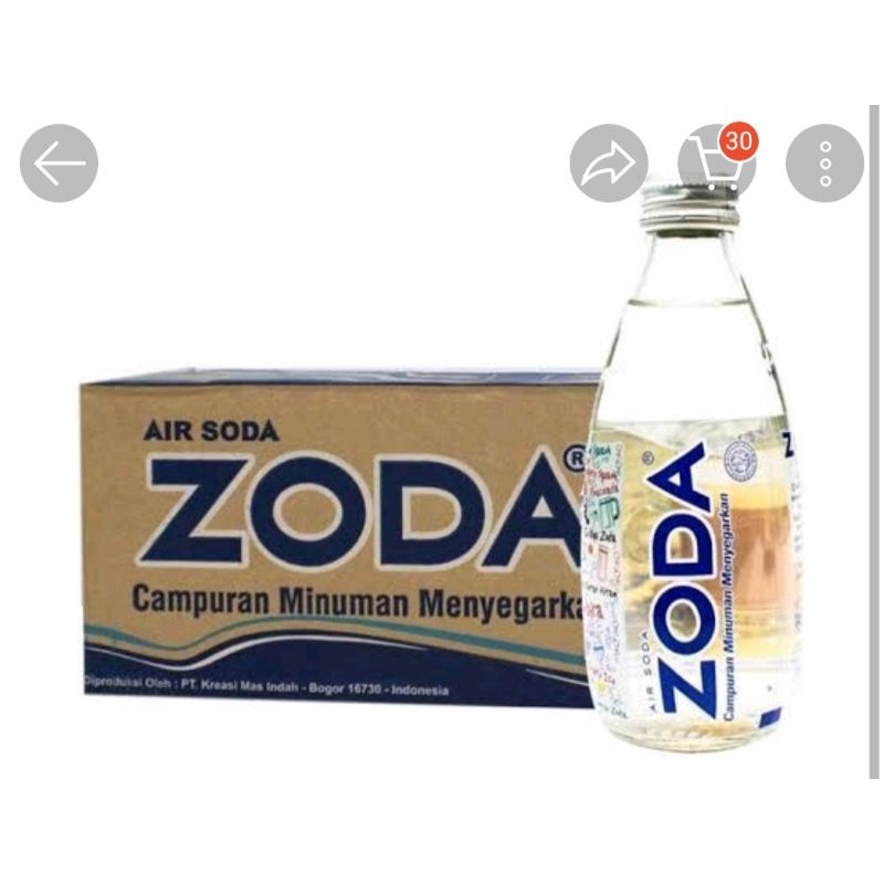 Jual zoda minuman air soda kemasan 250ml | Shopee Indonesia