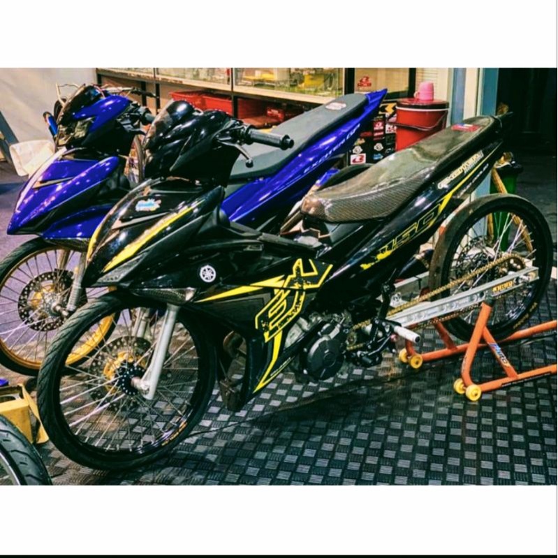 Jual STRIPING STICKER YAMAHA EXCITER 150 EDISI GRUNGE / SNIPER 150 MXi ...