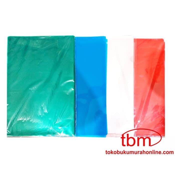 Jual MAP BENING F4 / MAP L BIG F4 (8113) PACK / MAP PLASTIK / CLEAR ...