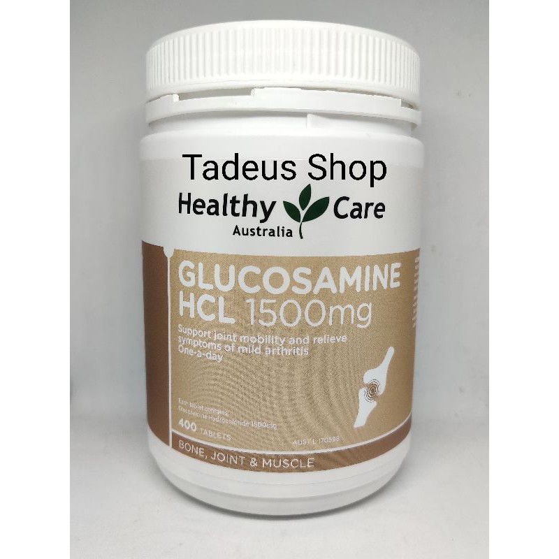 Jual HEALTHY CARE GLUCOSAMINE 1500MG 400 CAPS VITAMIN SENDI JOINT ...