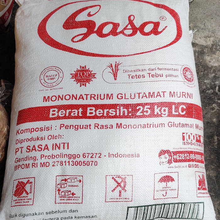 Jual SPESIAL - SASA PENYEDAP RASA MNG BULK KARUNG BAL 25KG LC | Shopee ...