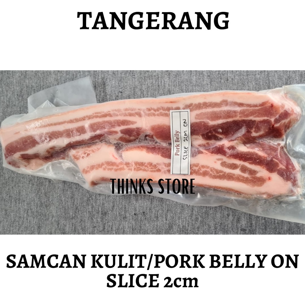 Jual Pork Belly SKIN ON Slice - Samcan Babi Dengan Kulit Slice - BABI ...
