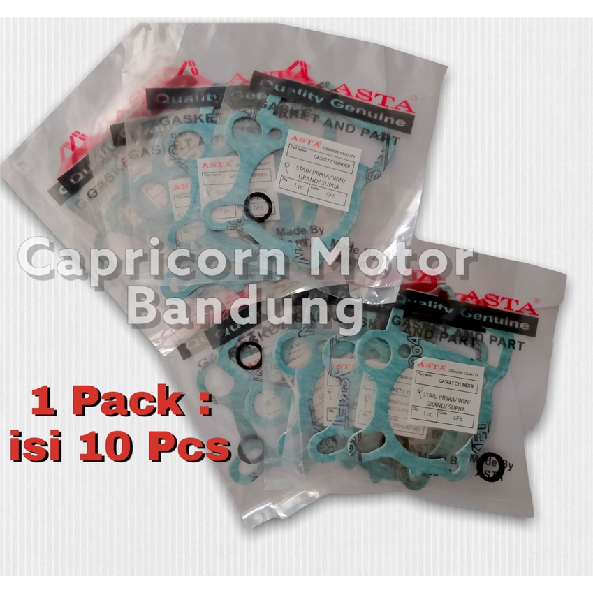 Jual isi 10 Paking Gasket Blok Boring Bawah GRAND PRIMA STAR ASTA | Shopee Indonesia