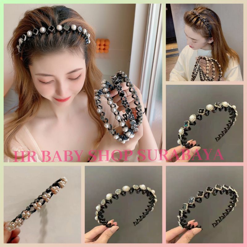 Jual Bando Fashion Ala Korean Bando Spiral Kekinian Bando Impor Premium ...