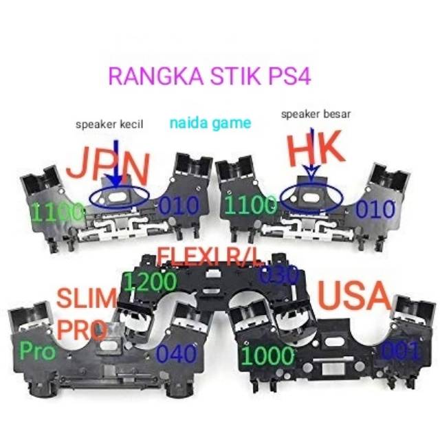 Jual RANGKA STIK PS4 SLIM/FAT SEMUA TIPE/SERI | Shopee Indonesia