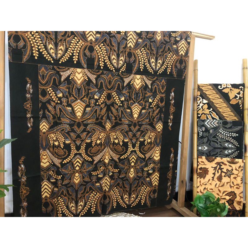 Jual KAIN BATIK TULIS POLA BUNGA PADI | Shopee Indonesia