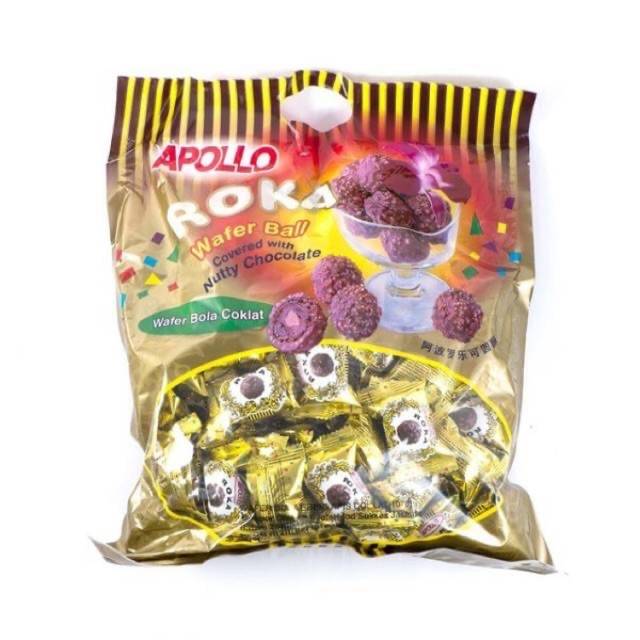 Jual Roka Apollo Roka Wafer Ball isi 80 pcs | Shopee Indonesia