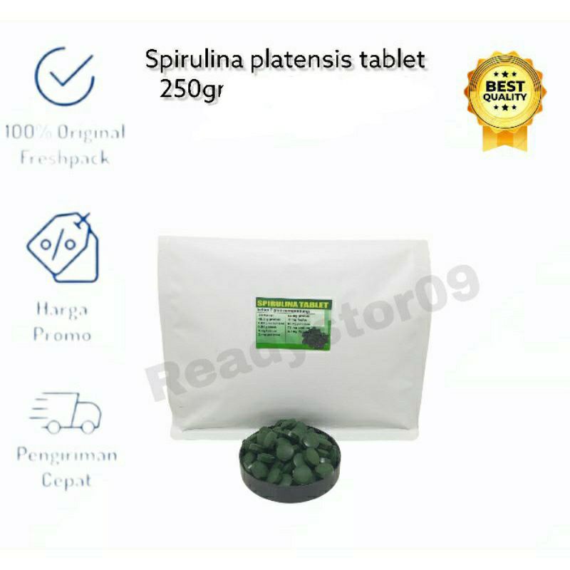 Jual Spirulina Tablet, Spirulina Platensis Tablet 250gr | Shopee Indonesia