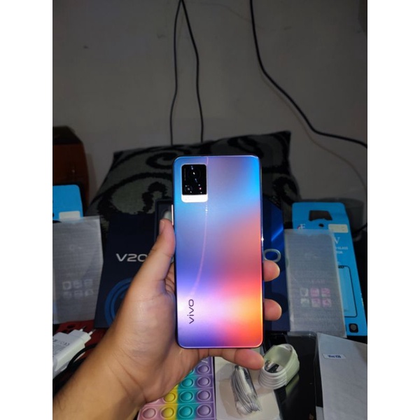 Jual VIVO V20 SUNSET MELODY 8GB 128GB SNAPDRAGON 720G 4000 mAh BANYAK BONUS | Shopee Indonesia